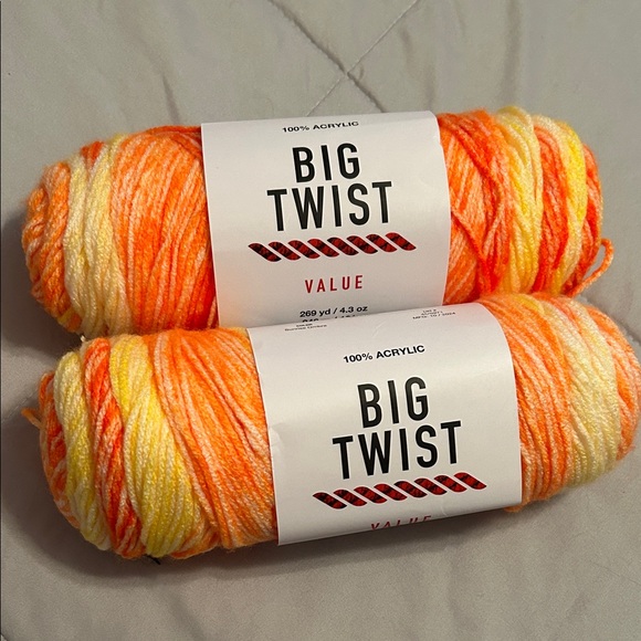 Big Twist | Other | Big Twist Value Sunrise Ombre Yarn 2 Skeins | Poshmark